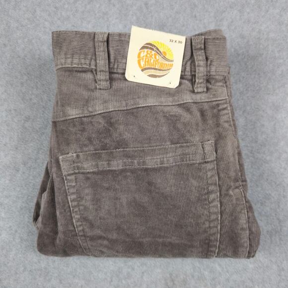C&C California | Pants | Nwt Cc California Mens 32x3 Gray Corduroy ...